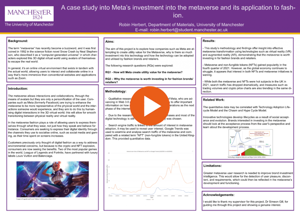 Technology Project: Robin Herbert - FBT Graduate Showcase 2022